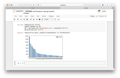 Memorandum Python Jupyter Note Book で Csvファイル をグラフ描画
