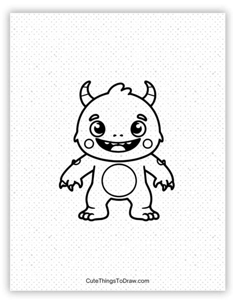 Cute Monster Drawing Ideas Cute Things To Draw