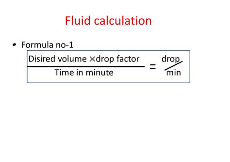 Fluid And Drug Calculation Ppt Pptx Pdf