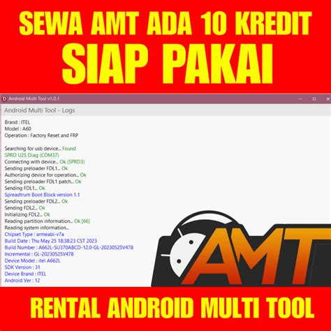 Jual Sewa Amt Android Multi Tool 10 Kredit Siap Pakai Shopee Indonesia