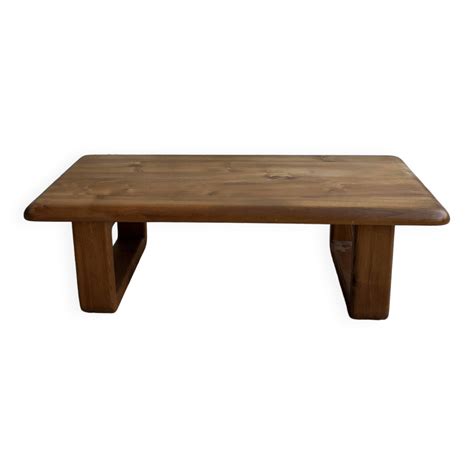 Table Basse Orme Massif Années 70 80 Selency