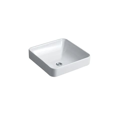 Vasque A Poser Carrée Vox Blanc Ref E2661 0 Jacob Delafon