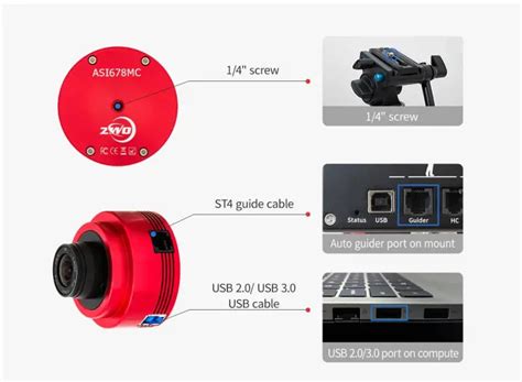 Zwo Asi678mc 12 Bit Cmos Color Camera User Manual