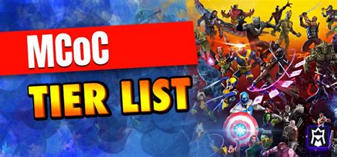 MCoC Tier List August Best Champions Ranked