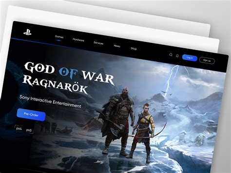 Game Website Ui Behance