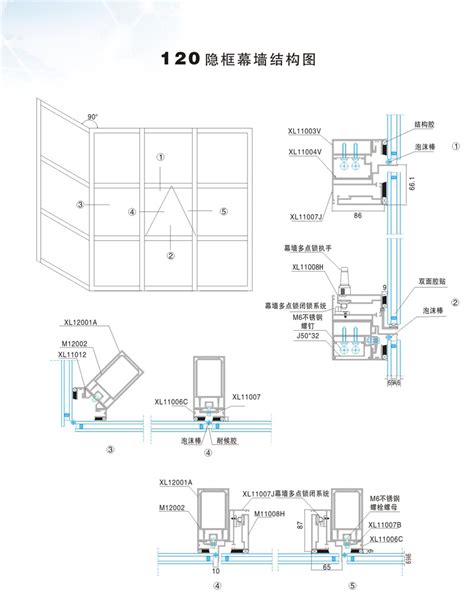 120系列幕墙 铝合金幕墙系列 新疆新铝铝业有限公司