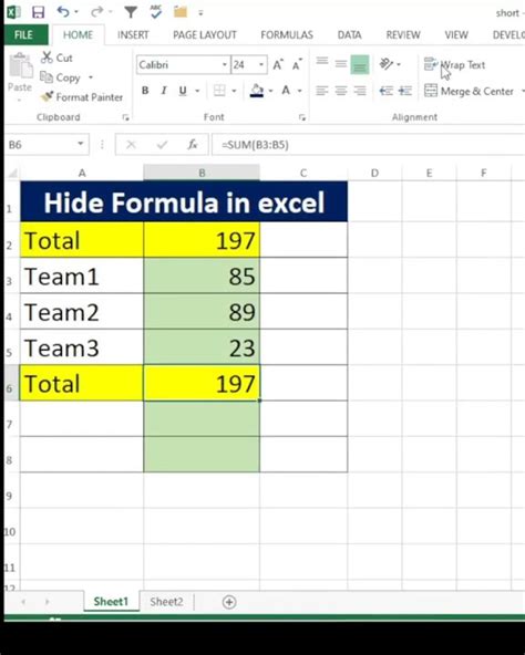 How To Hide Formulas In Excel Hindi Excel Youtube