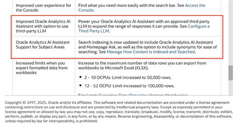 Exploring Oracle Analytics Ai Assistant Integrating A 3rd Party Llm Ziga Vaupot