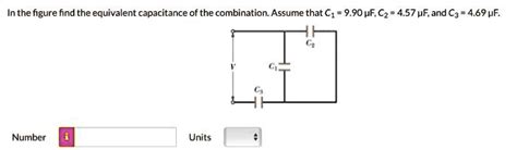 solved text in the figure find the equivalent capacitance of the