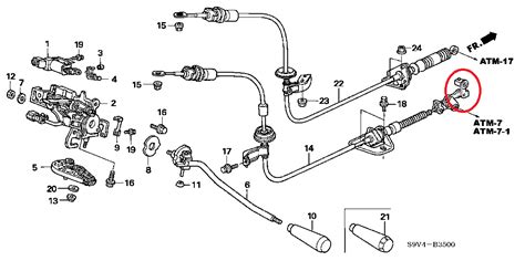 Qanda Honda Shift Cable Replacement 2003 Pilot 2005 Accord 2004 Civic