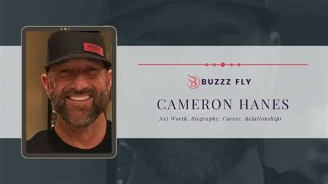 Cameron Hanes Net Worth In 2024 Age Bio Height Wife Books Local