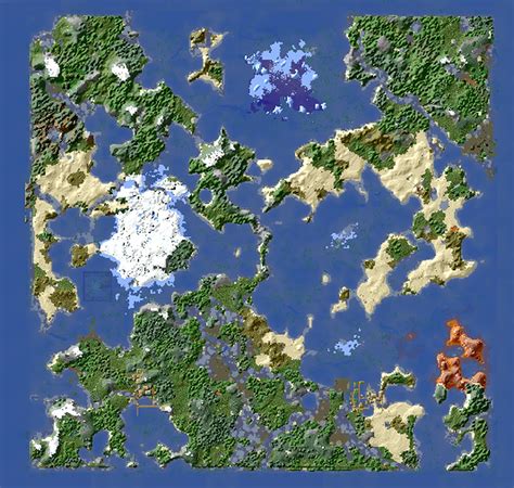 Minecraft Planet Map