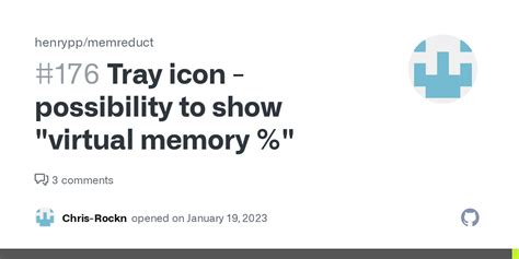 tray icon possibility to show virtual memory · issue 176