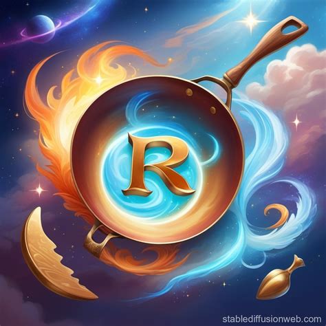 Frying Pan With R Design Stable Diffusion Online