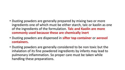 Classification Of Powders Pptx Oral Care Personal Care