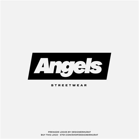 Premade Bold Minimalist Streetwear Logo Design Custom Masculine