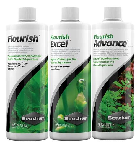 Kit Flourishflourish Excelflourish Advance 3x500ml Seachem
