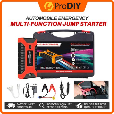 Jx27 Multifuction Jump Starter Automobile Emergency Mobile Power Bank