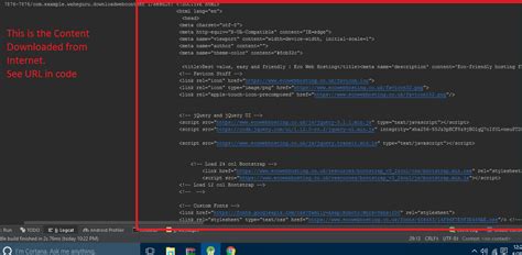 Android Studio Download Web Content With Asynctask Stack Overflow