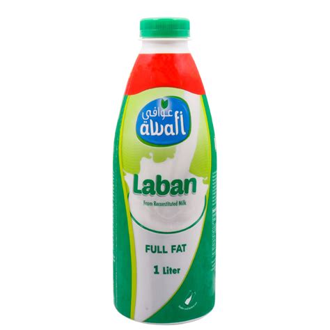 Awafi Drinking Laban Full Fat 1l Rawabi Hypermarket