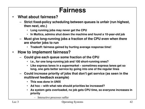 Ppt Operating Systems Lecture 3 Process Scheduling Algorithms