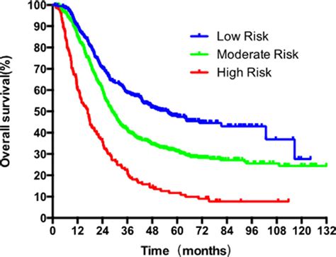 Survival Analysis With Kaplan Meier Plot Based On The Three Risk