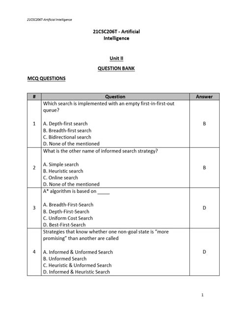 Ai Unit2 Qb Pdf Computational Problems Graph Theory