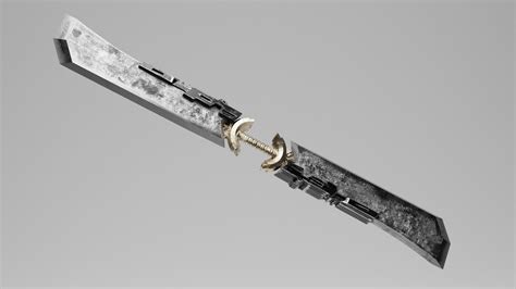 3d Model Thanos S Sword Vr Ar Low Poly Cgtrader