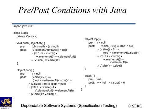 ppt dependable software systems specification based testing