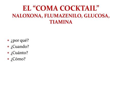 Ppt Coma De Origen Desconocido Powerpoint Presentation Free Download