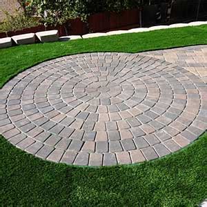 Concrete Paver Circle Pattern Rcp Block And Brick
