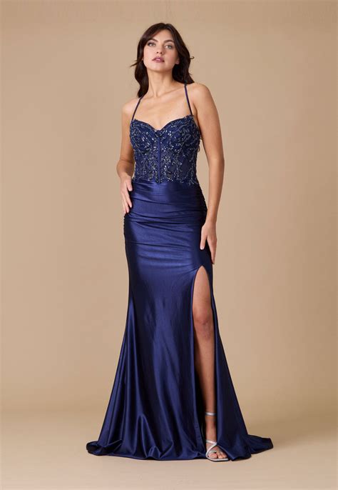 Black Open Back Long Sexy Formal Prom Dress For 990 The Dress Outlet