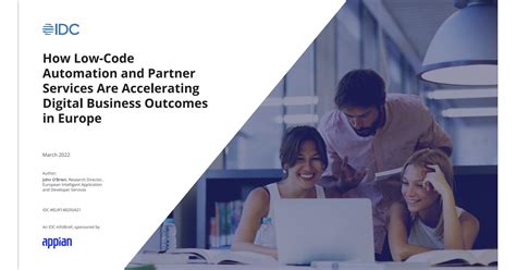 Accelerating Digital Business Outcomes In Europe With Low Code