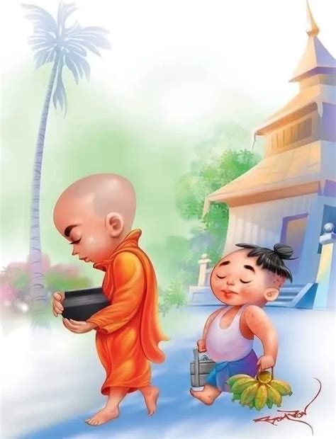 Bộ ảnh Avatar Chú Tiểu Dễ Thương Mang Vẻ đẹp Bình Yên