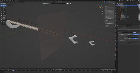 boolean smashes obj into a single plane r blender