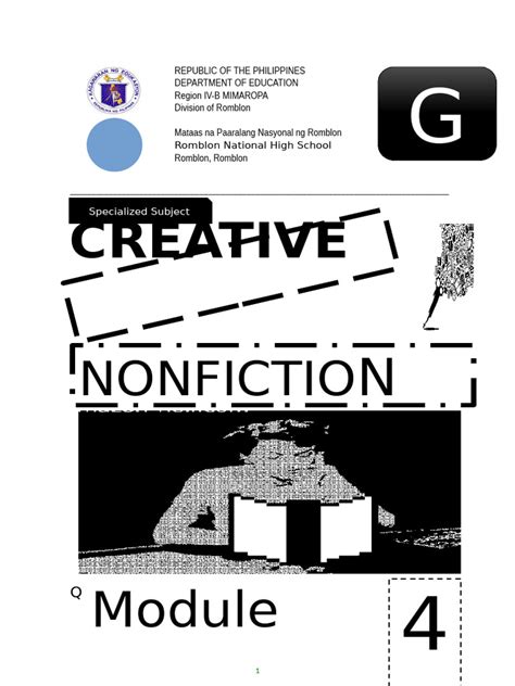 Creative Nonfiction 4rthq A4 Pdf Narrative Argument