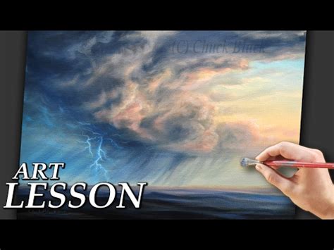 How To Paint Storm Clouds Youtube