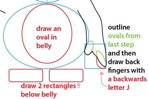 How To Draw Rabbid From The Game Rayman Raving Rabbids With Simple Steps Lesson How To Draw