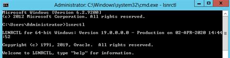 Create A Listener In Oracle Database 19c