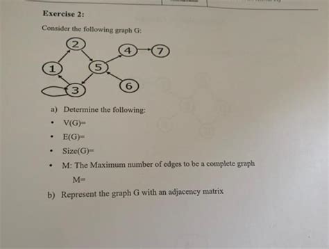 Solved Assignment 4 Graphs Exercise 1 What Are Dfs And Bfs