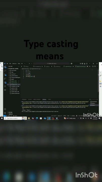 Implicit Type Casting In Python Programminglanguage Coding Python