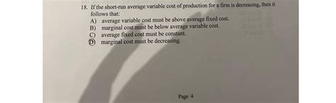 solved if the short run average variable cost of production