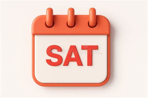 3d Rendered Image Of A Stylized Calendar Highlighting The Abbreviation