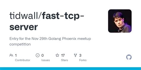 github tidwall fast tcp server entry for the nov 29th golang phoenix
