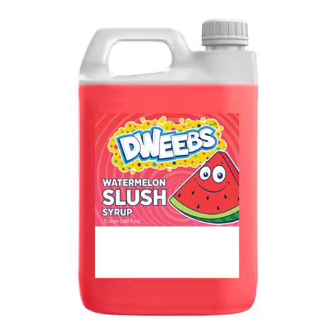 Dweebs Slush Syrup Watermelon 2 X 5ltr Case