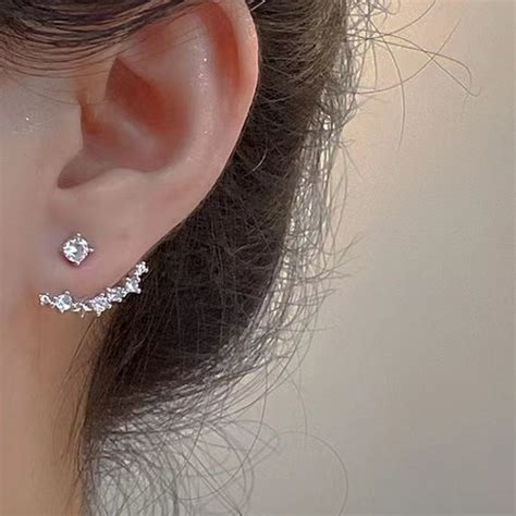 Front Back Earrings Etsy