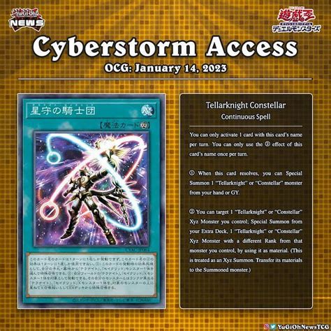 Yu Gi Ohs Cyberstorm Access Expansion To Feature New Tellarknight