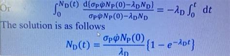 Solved ND t σPφNP λDNDd σPφNP λDND λD t The Chegg