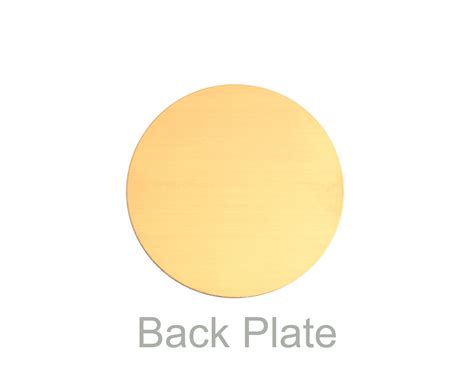 Blank Brass Engraving Disk Round Stamping Discs 2 Inch