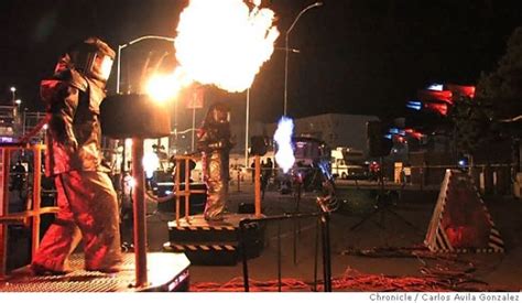 Hot And Heavy Sculpture Gets Artists Warmed Up Enormous Flame
